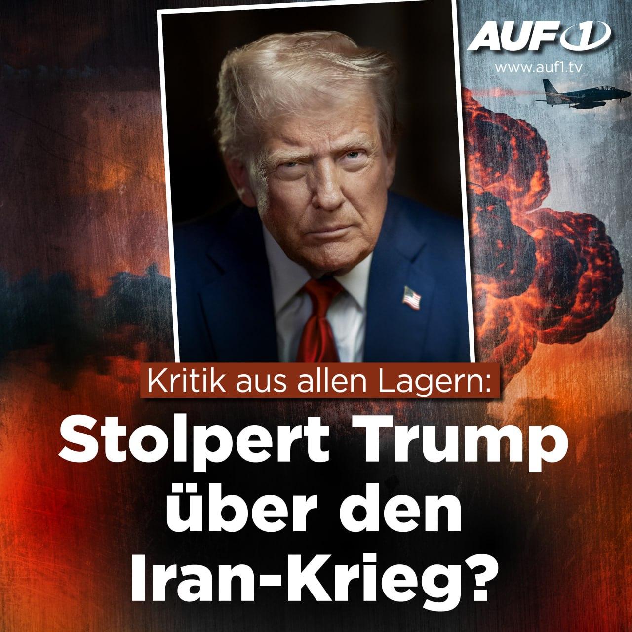 📉 Besiegelt der Kriegseintritt das Ende von Trump?